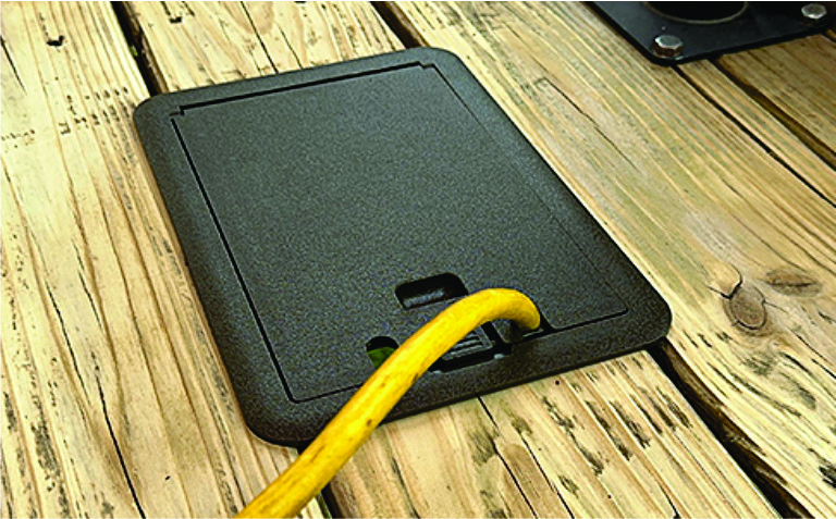 Outdoor Waterproof Floor Boxes / Wood Decks and Porches.