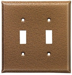 Hammered Copper Plates - Outlet Covers