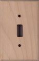Alder Unfinished Wood Switch Plates